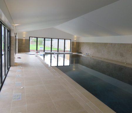 Deck Level Pool with Gym