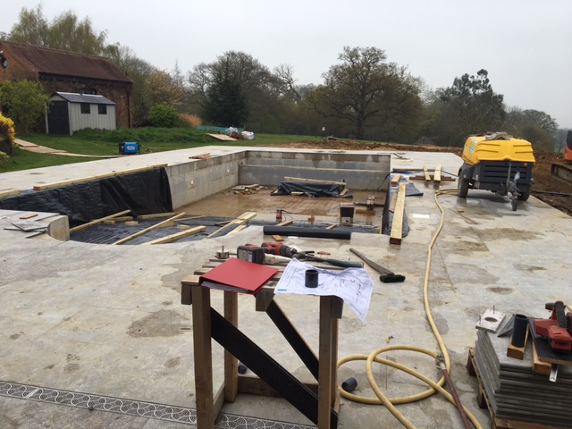 Freeboard Pool with Roman Steps